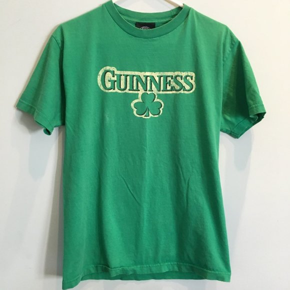 Guinness | Shirts | Official Guinness Merch Size M Green Tshirt ...